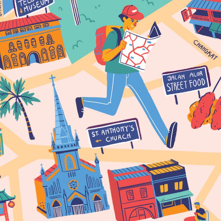 Kuala Lumpur Tourist Map – Studio Behind 90